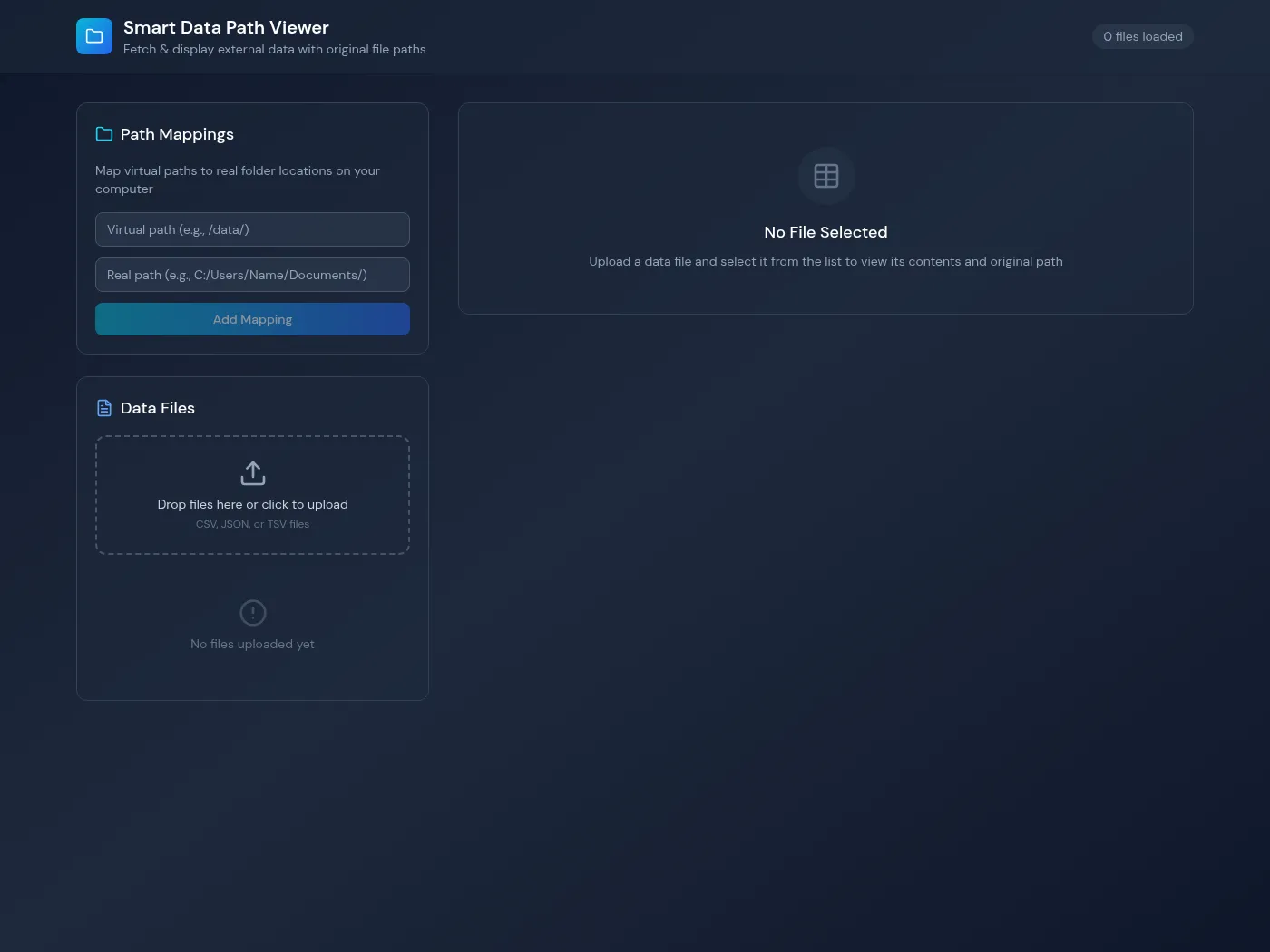 Smart Data Path Viewer