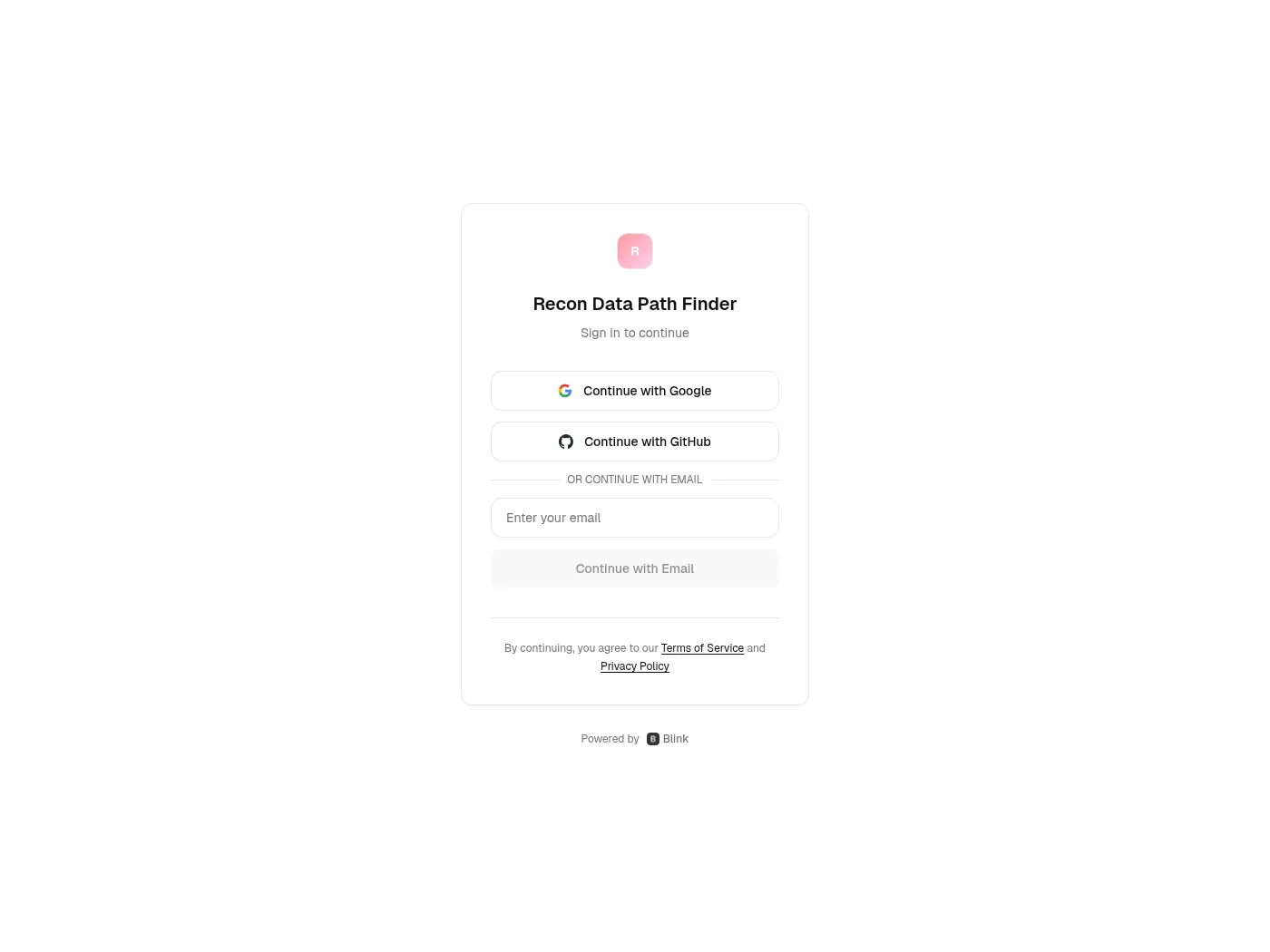 Recon Data Path Finder