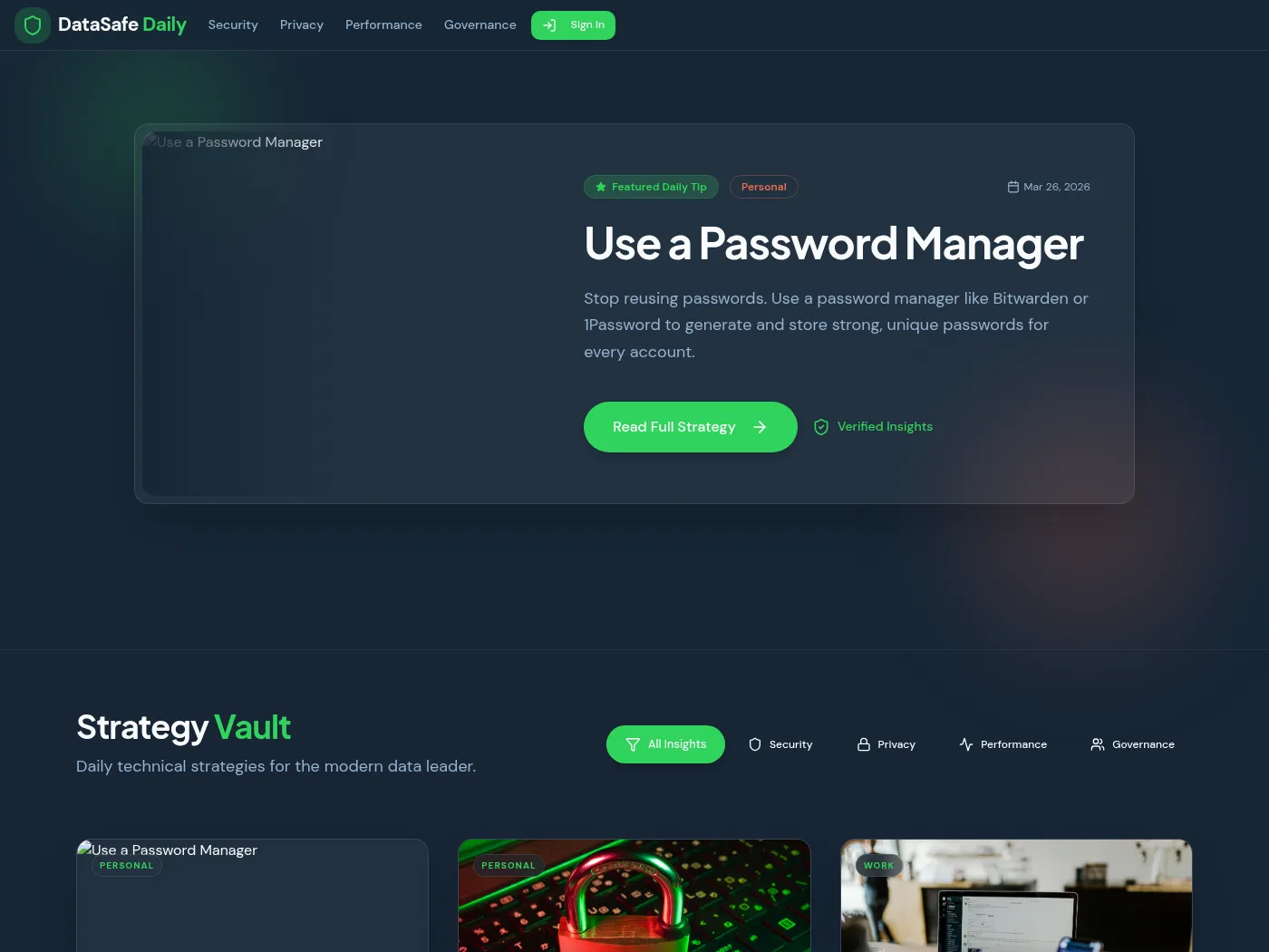 DataSafe Daily Blog