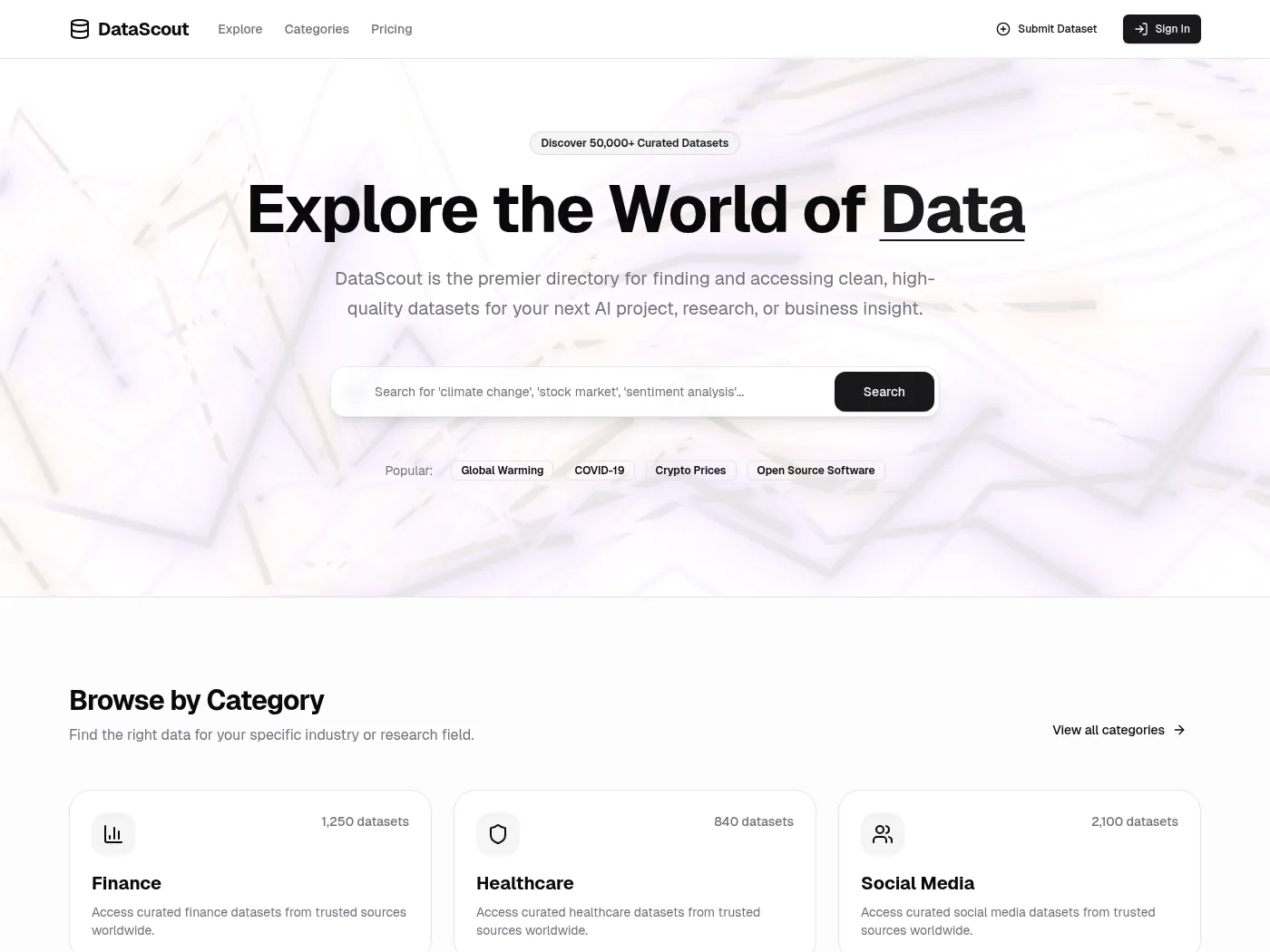 DataScout Web Search
