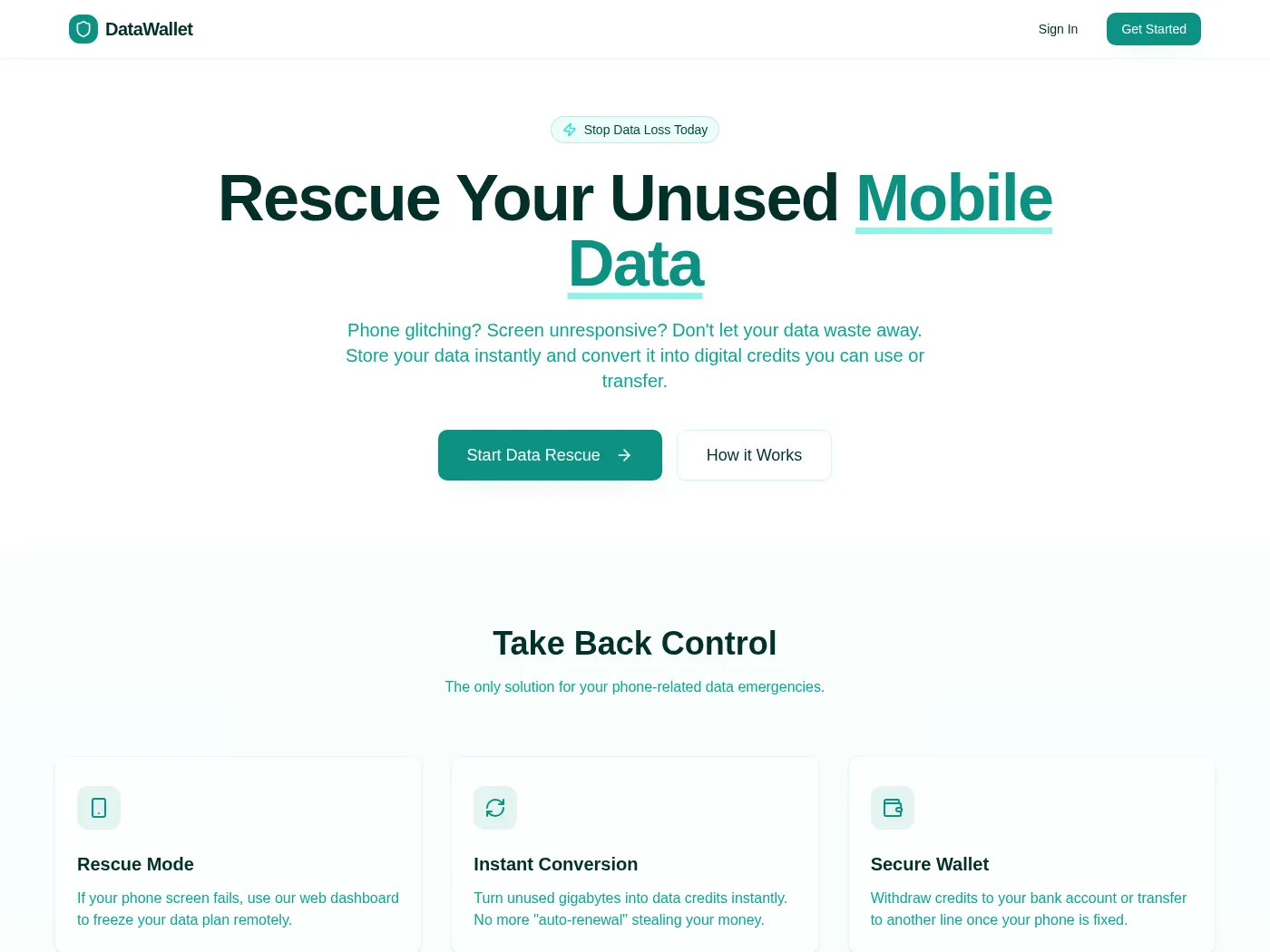 Data Wallet Assistant