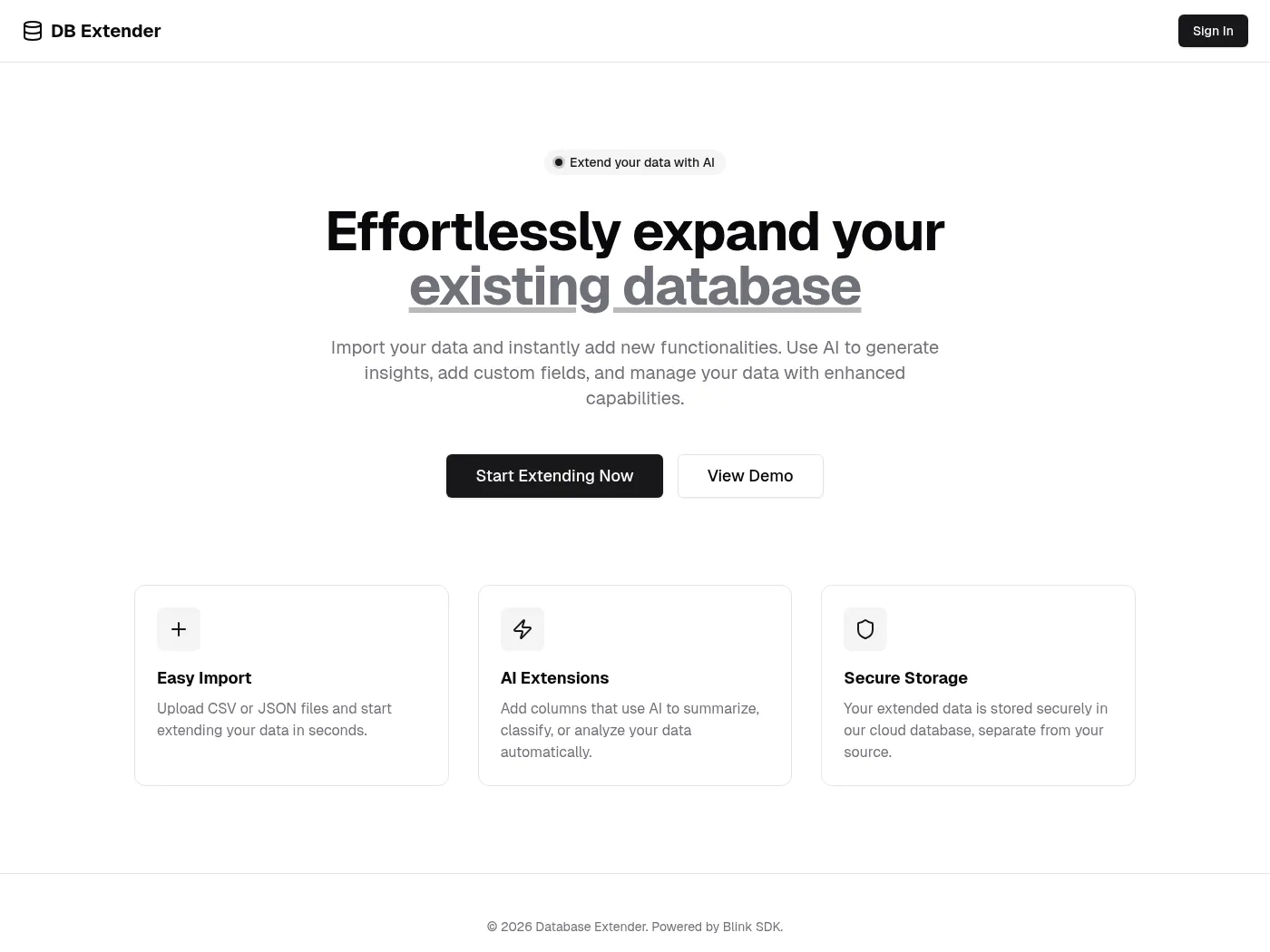 Database Extender