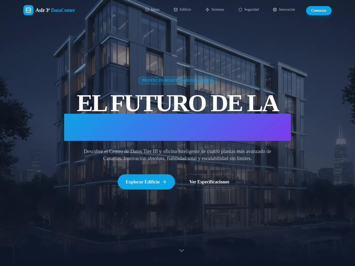DataCenter Interactive Web