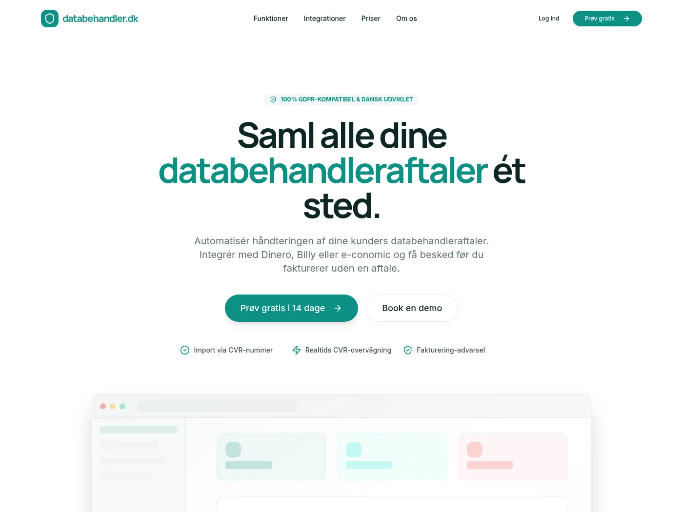 DataHandler SaaS Landing