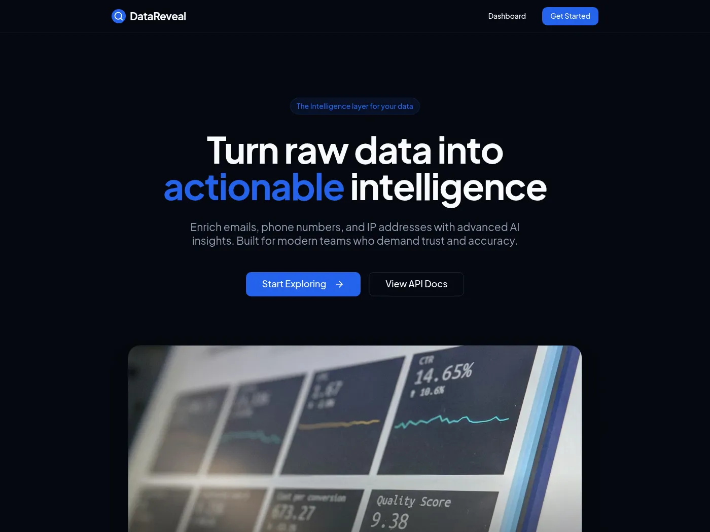 DataReveal Intelligence Platform