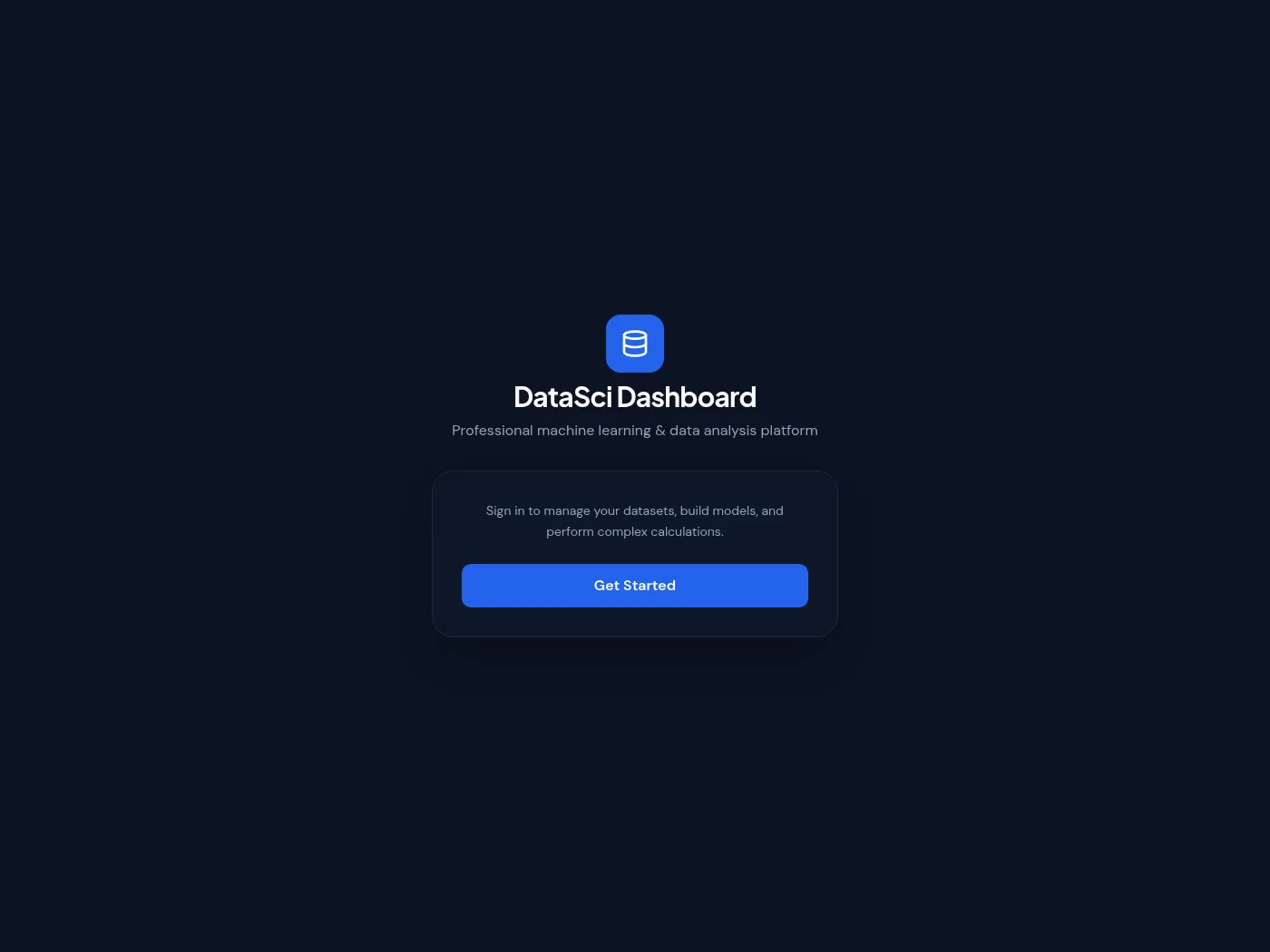 Data Science Dashboard