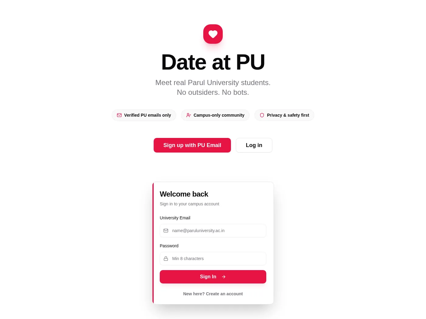 Date at PU