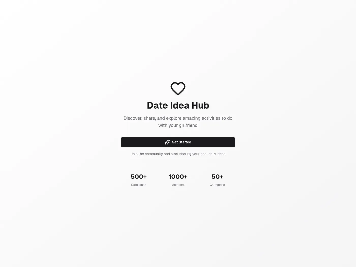 Date Idea Hub