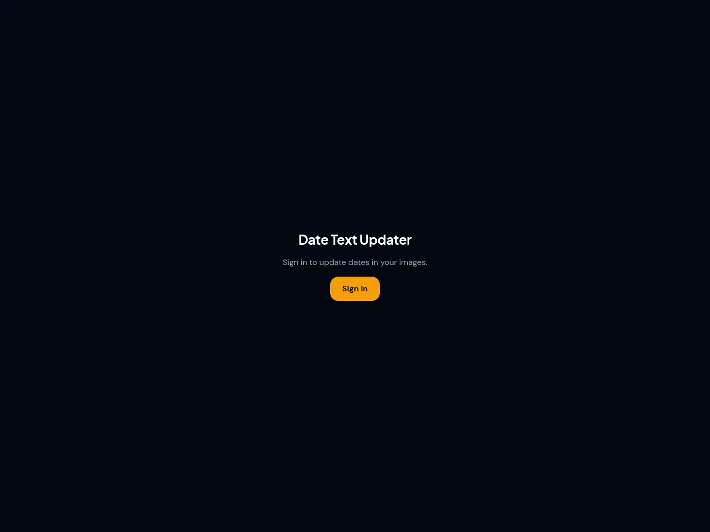 Date Text Updater