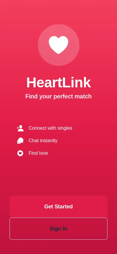 HeartLink Dating App