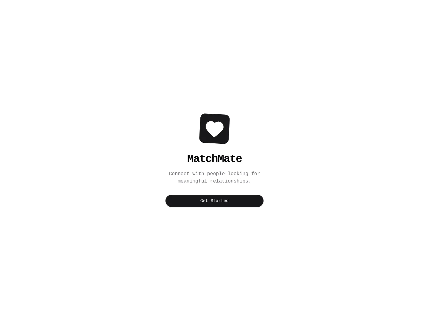 MatchMate Dating App