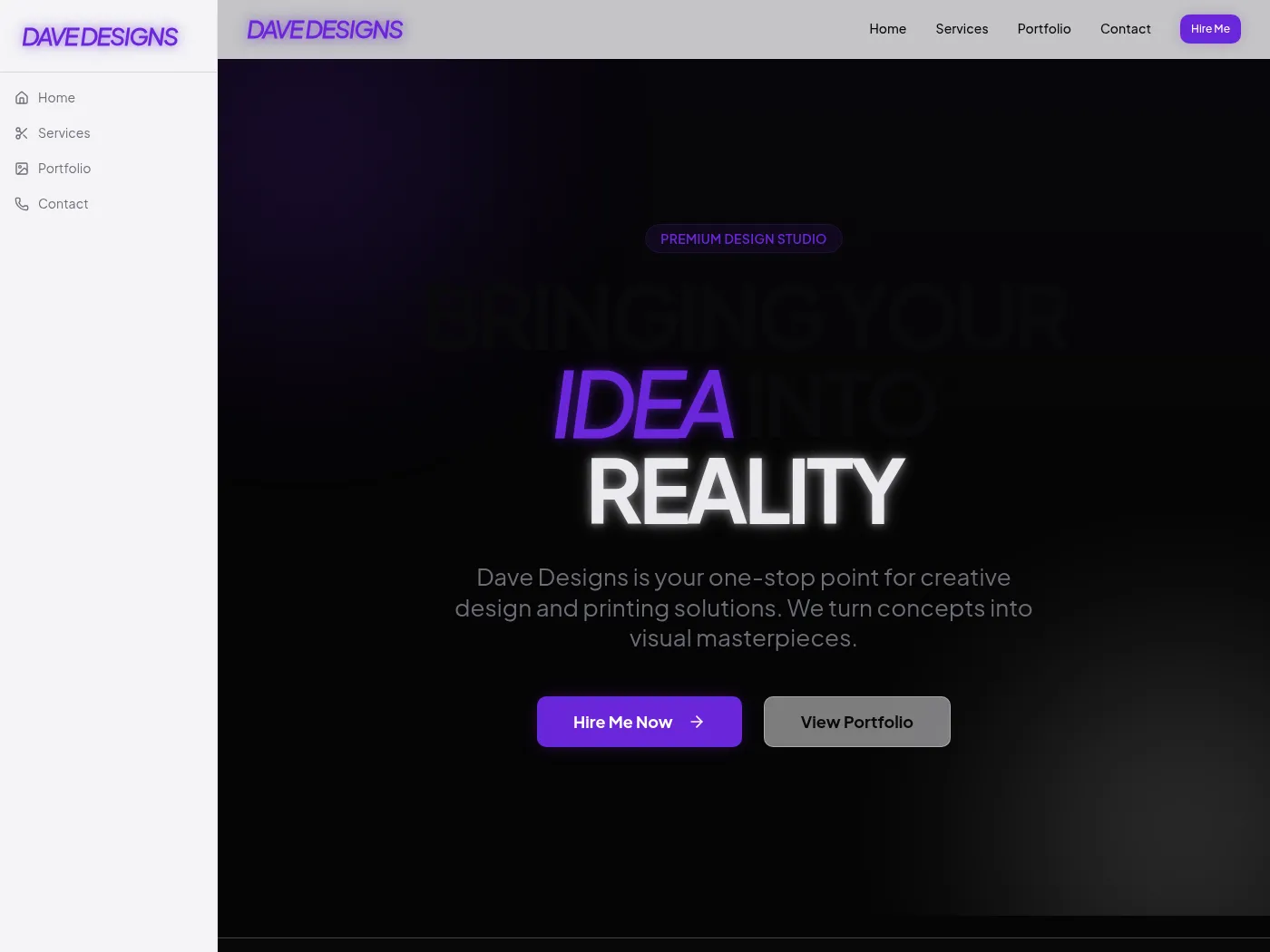 Dave Designs Portfolio