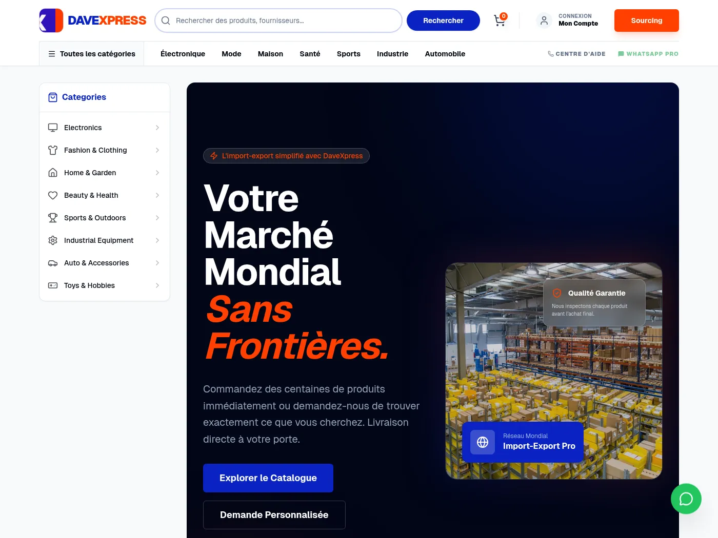DaveXpress eCommerce Hub