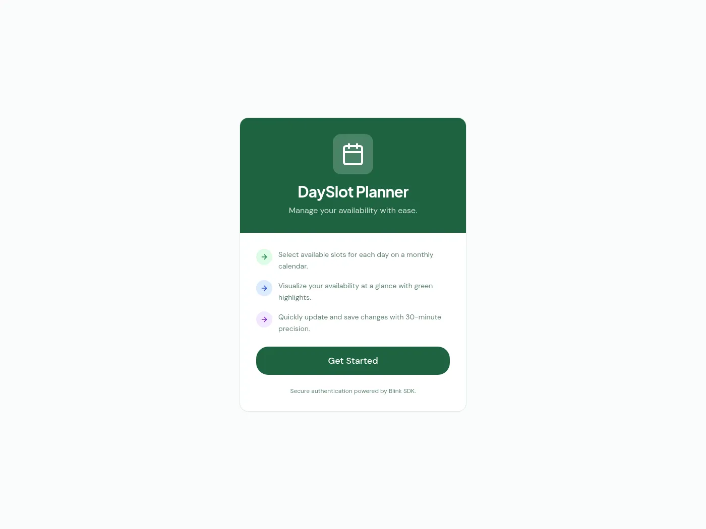 DaySlot Planner