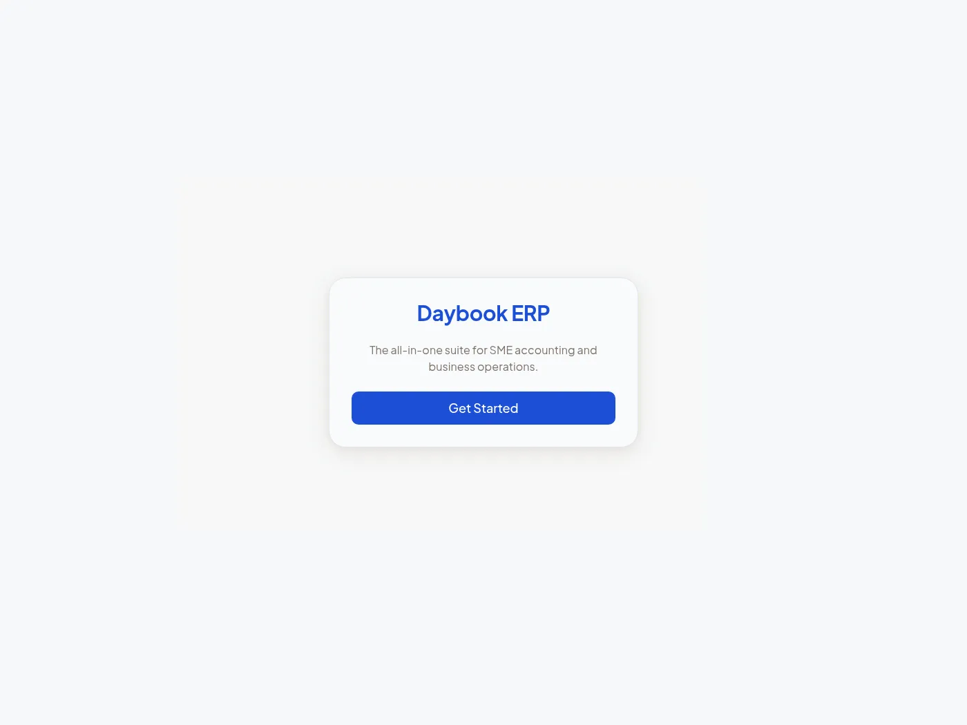 Daybook ERP Suite