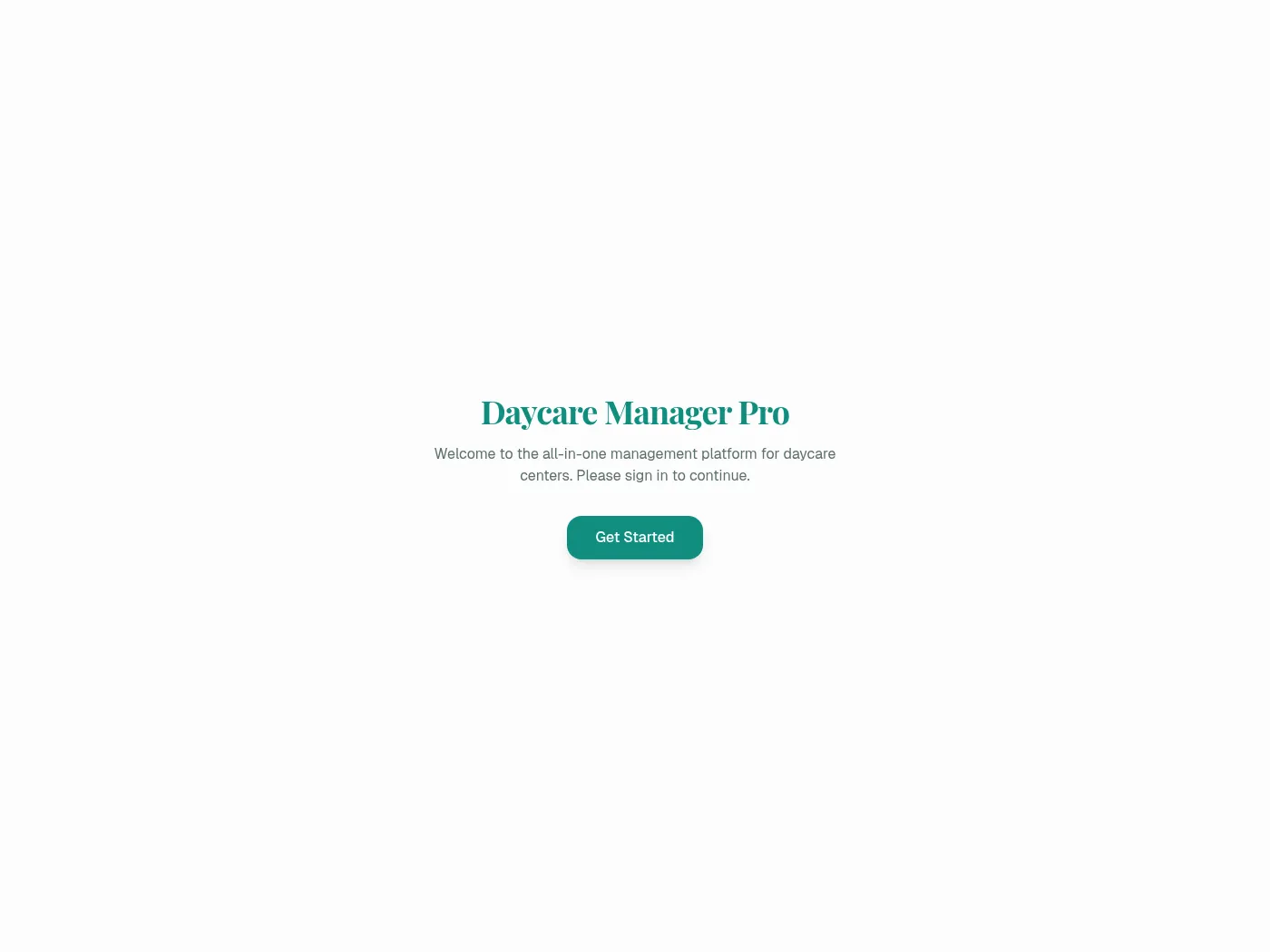 Daycare Manager Pro