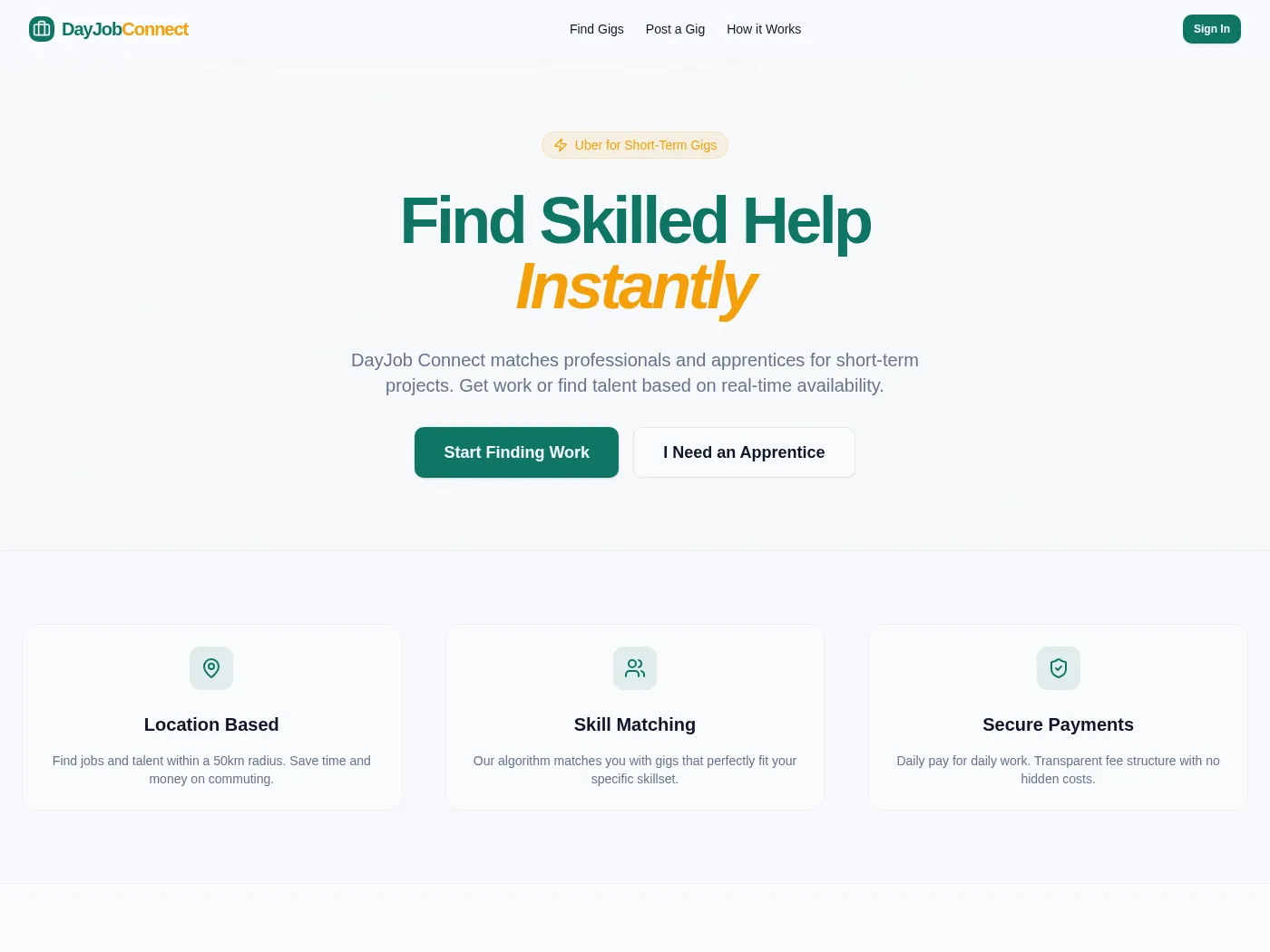 DayJob Connect