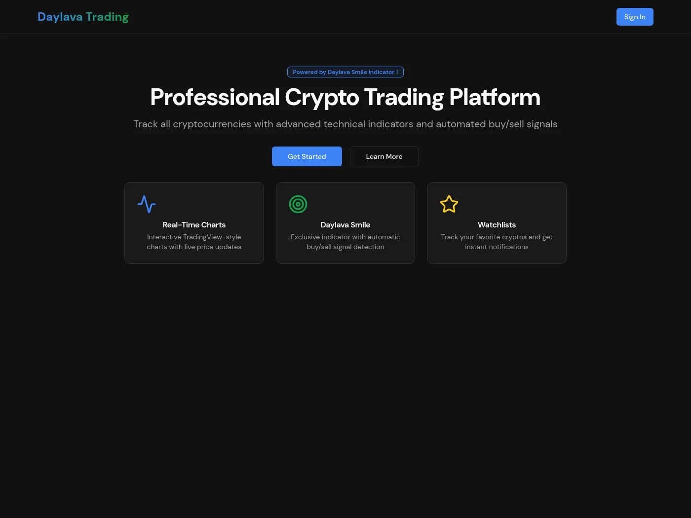 Daylava Trading Platform