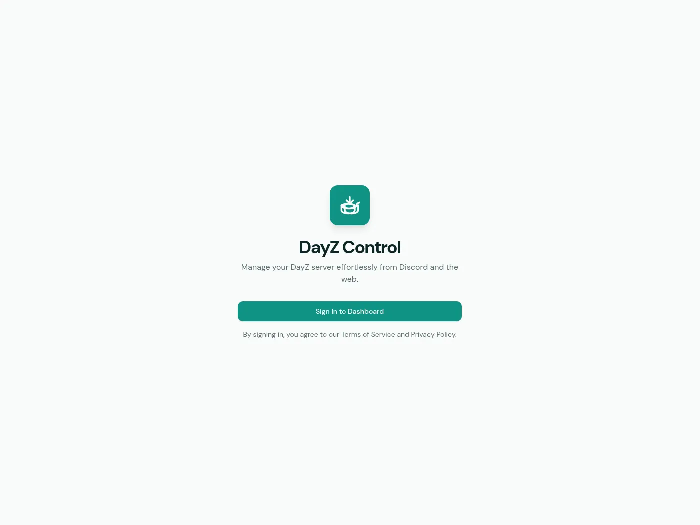 DayZ Discord Control Bot