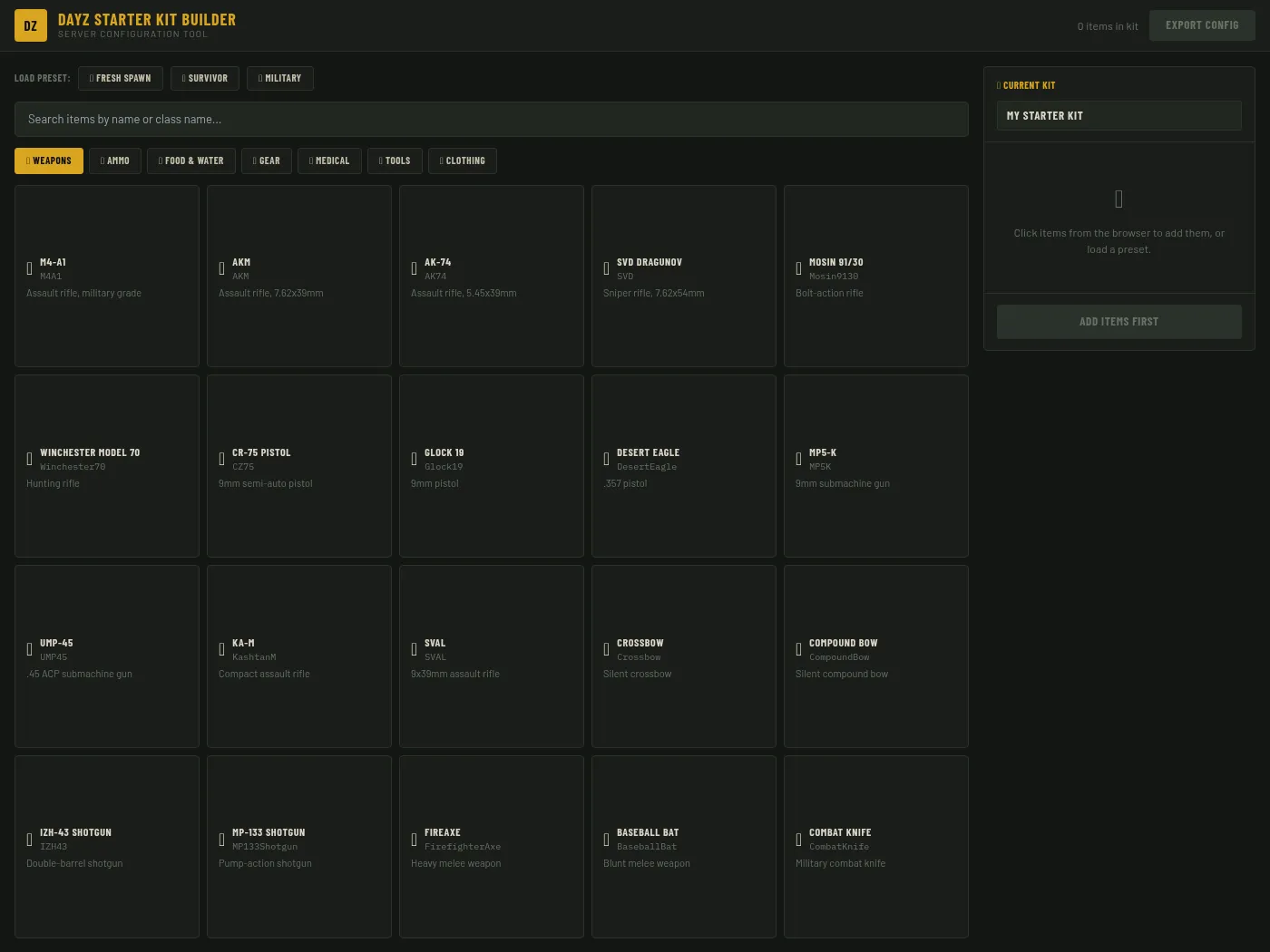 DayZ Server Starter Kit