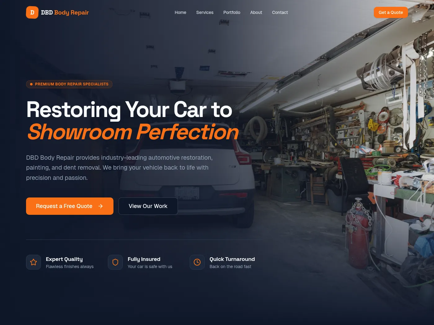DBD Body Repair Site