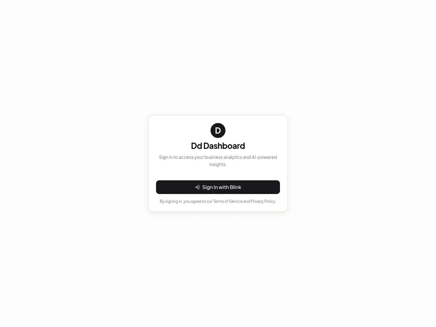 Dd Dashboard
