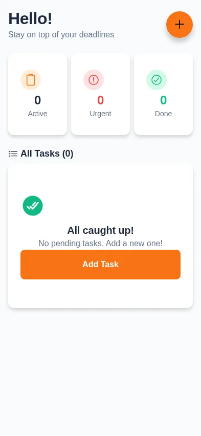 Deadline Alarm Tracker
