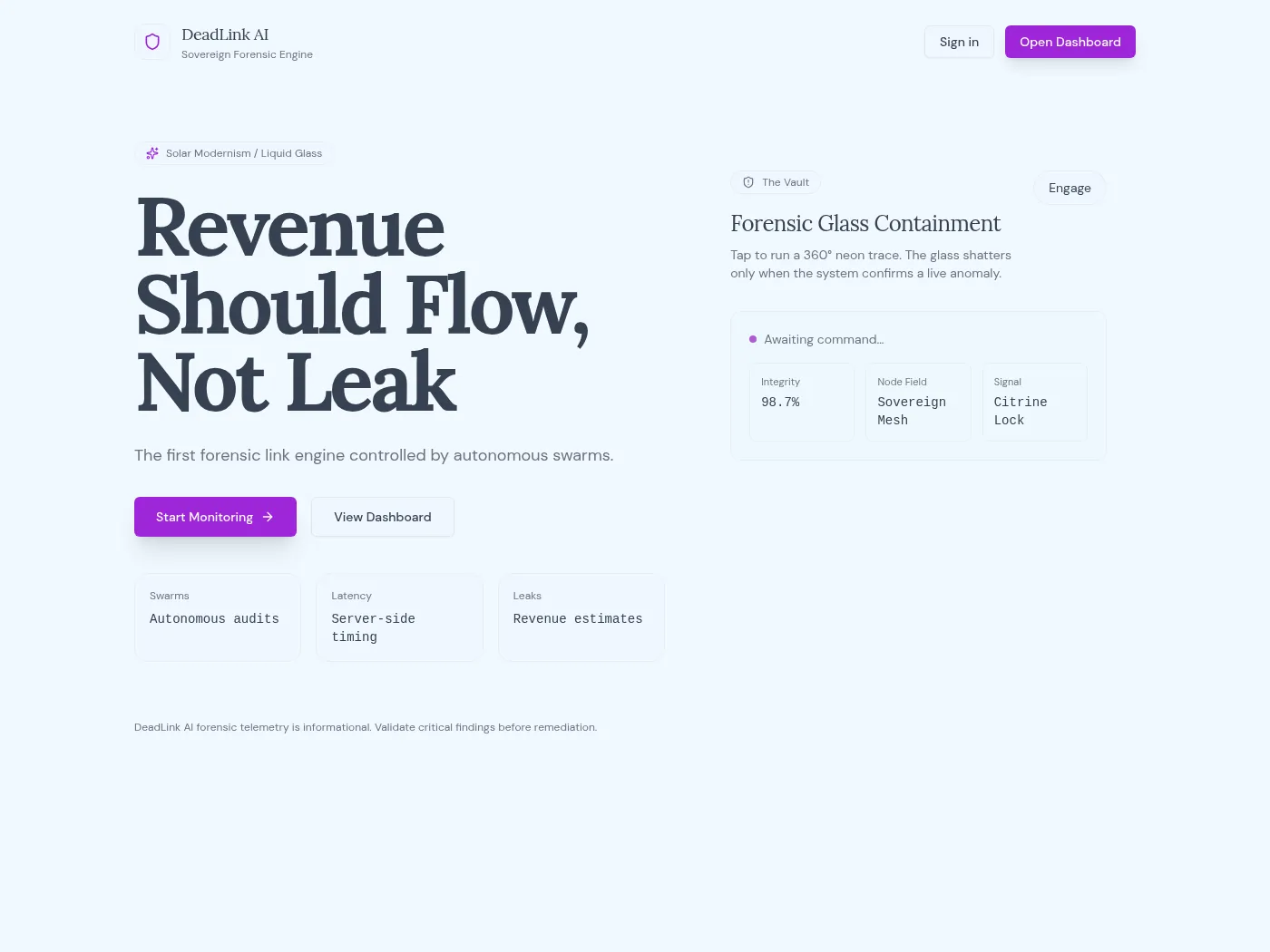 DeadLink AI Forensic Engine