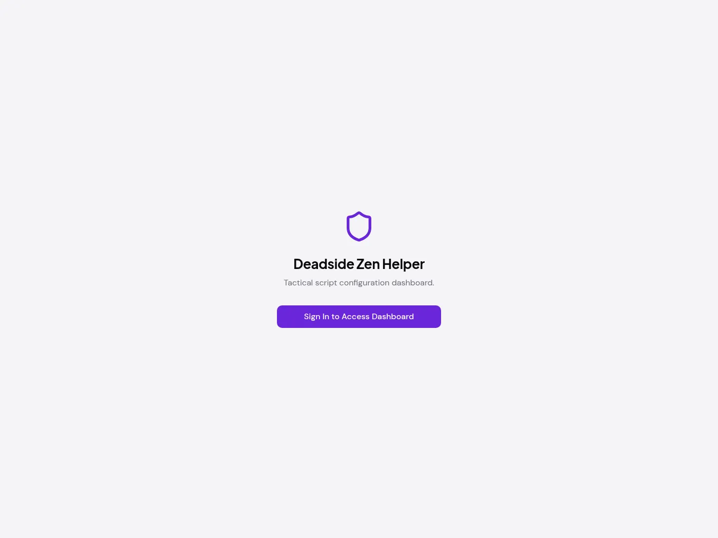Deadside Zen Helper