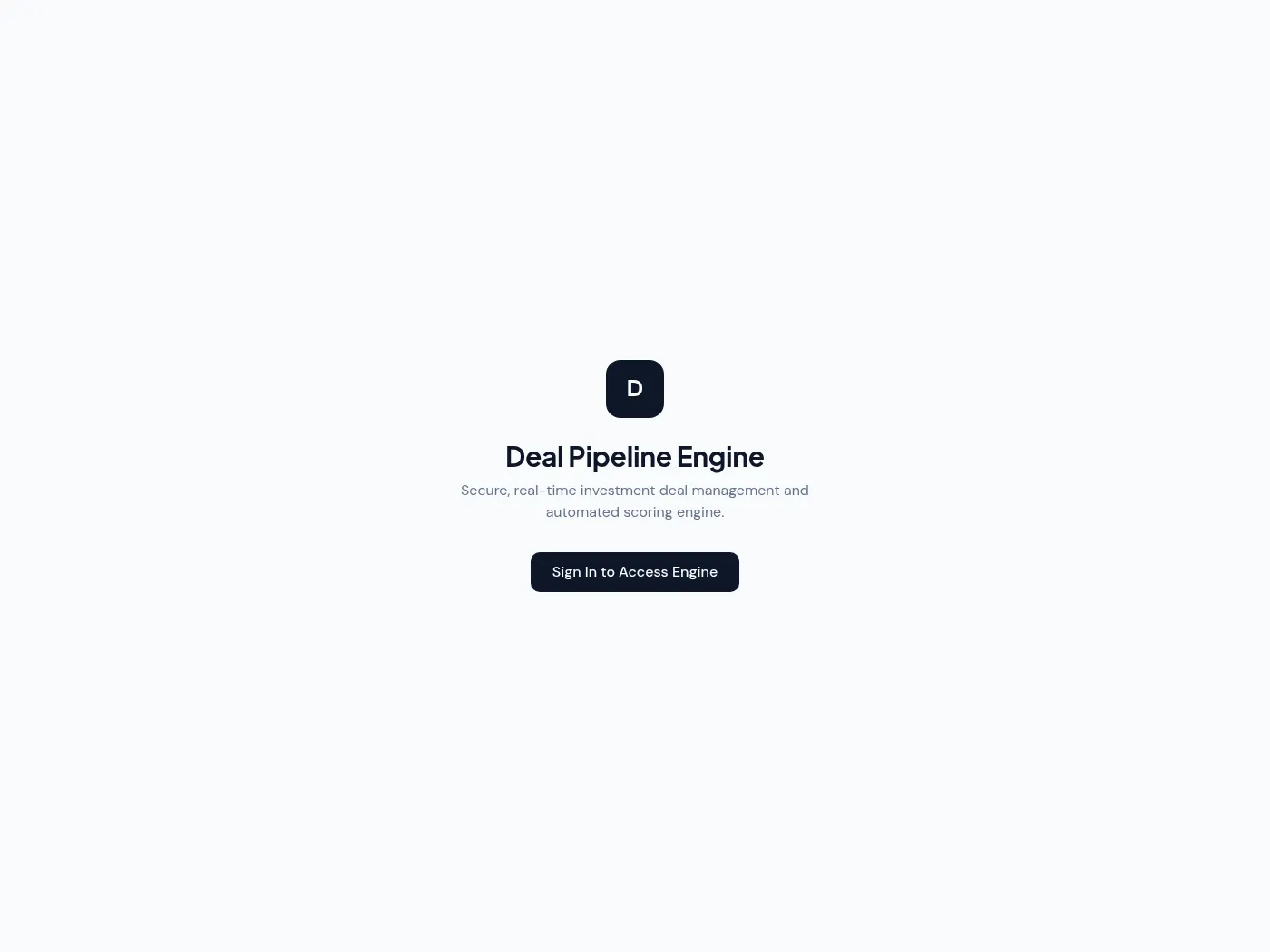 Deal Pipeline Engine