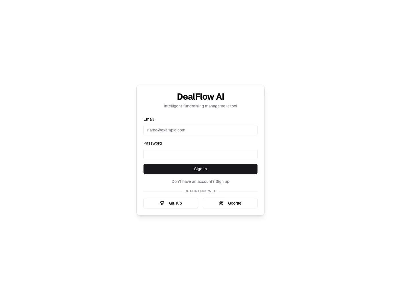 DealFlow AI CRM