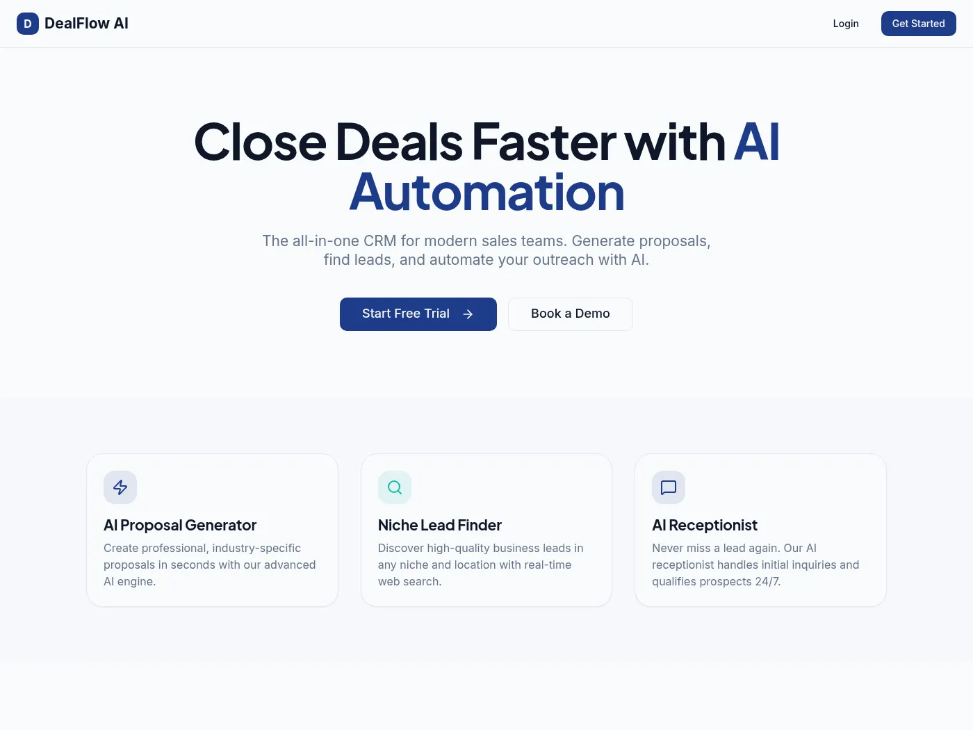 DealFlow AI CRM