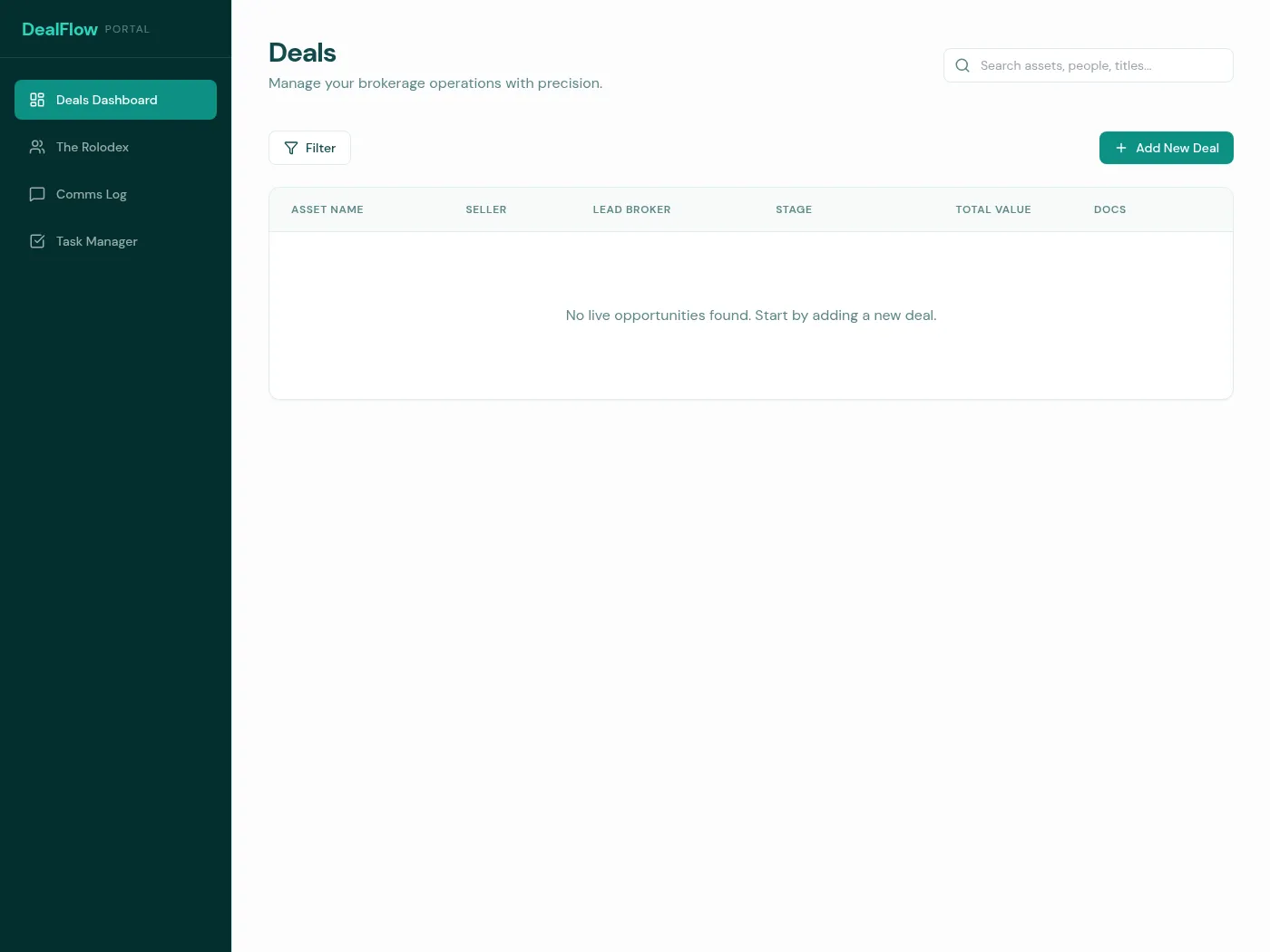 DealFlow Portal