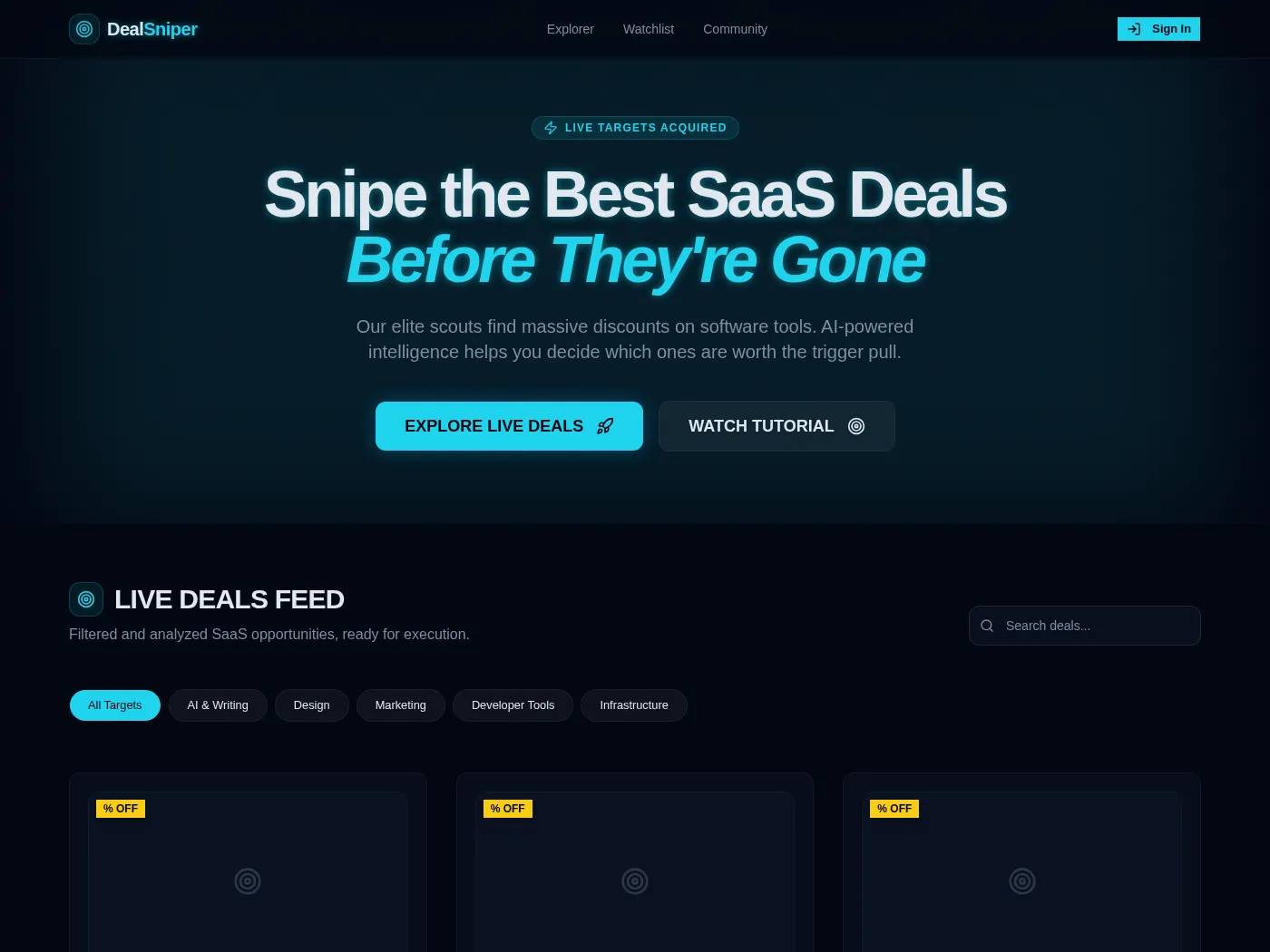 DealSniper AI Clone