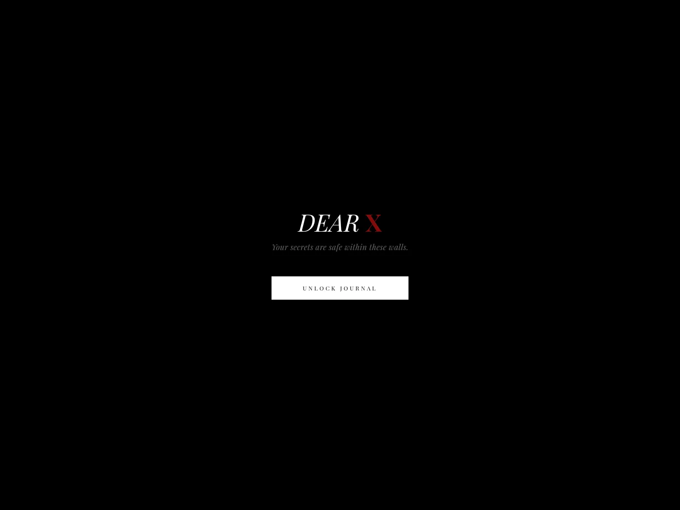 Dear X Journal