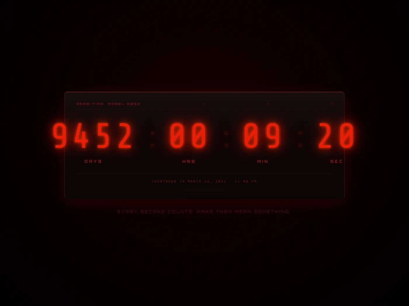 Death Clock Retro