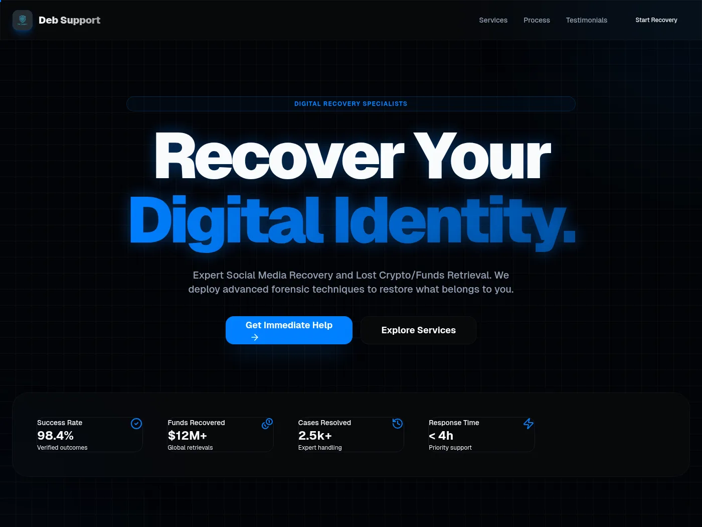 Deb Support Recovery Site