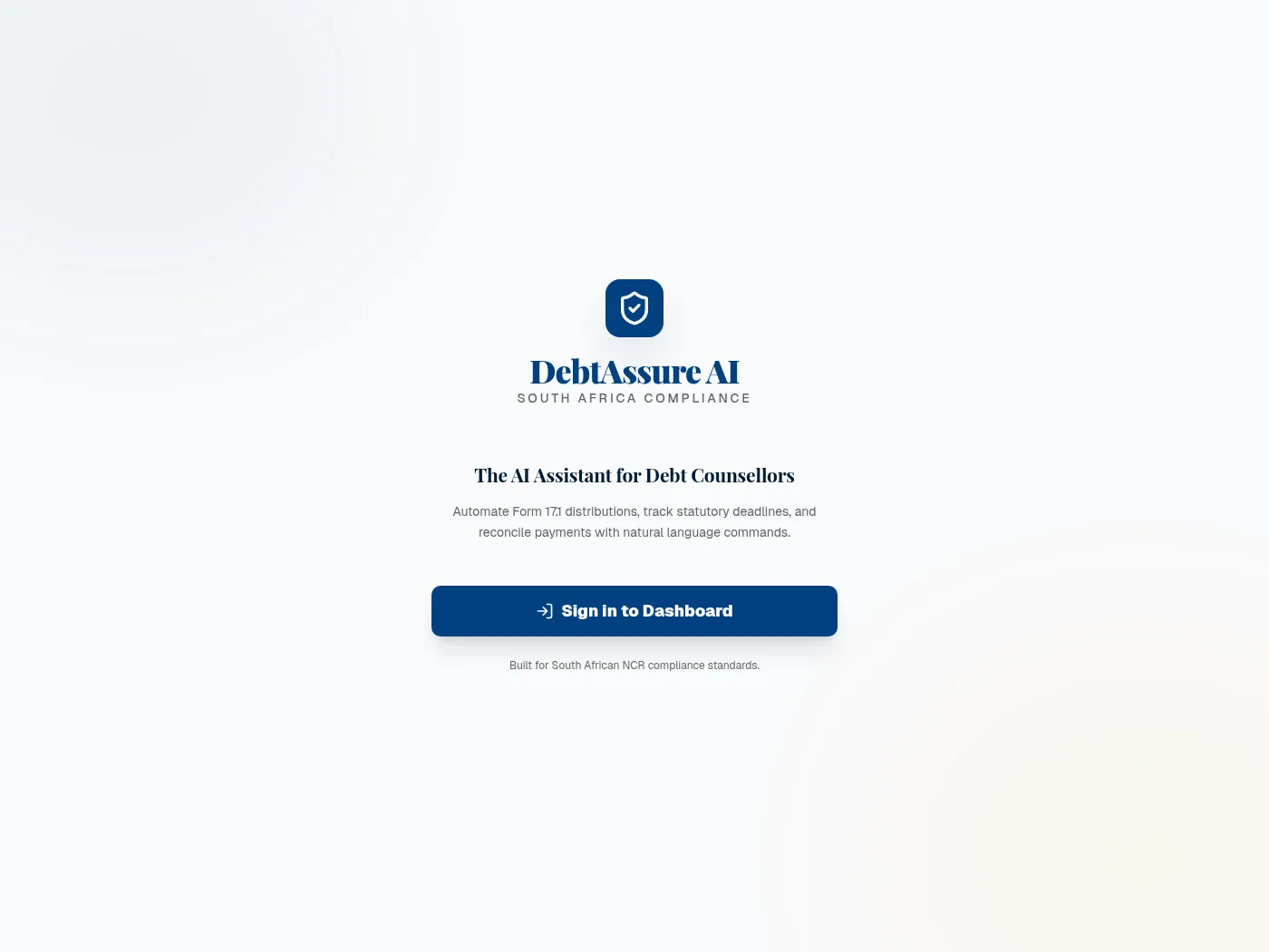 DebtAssure AI Assistant