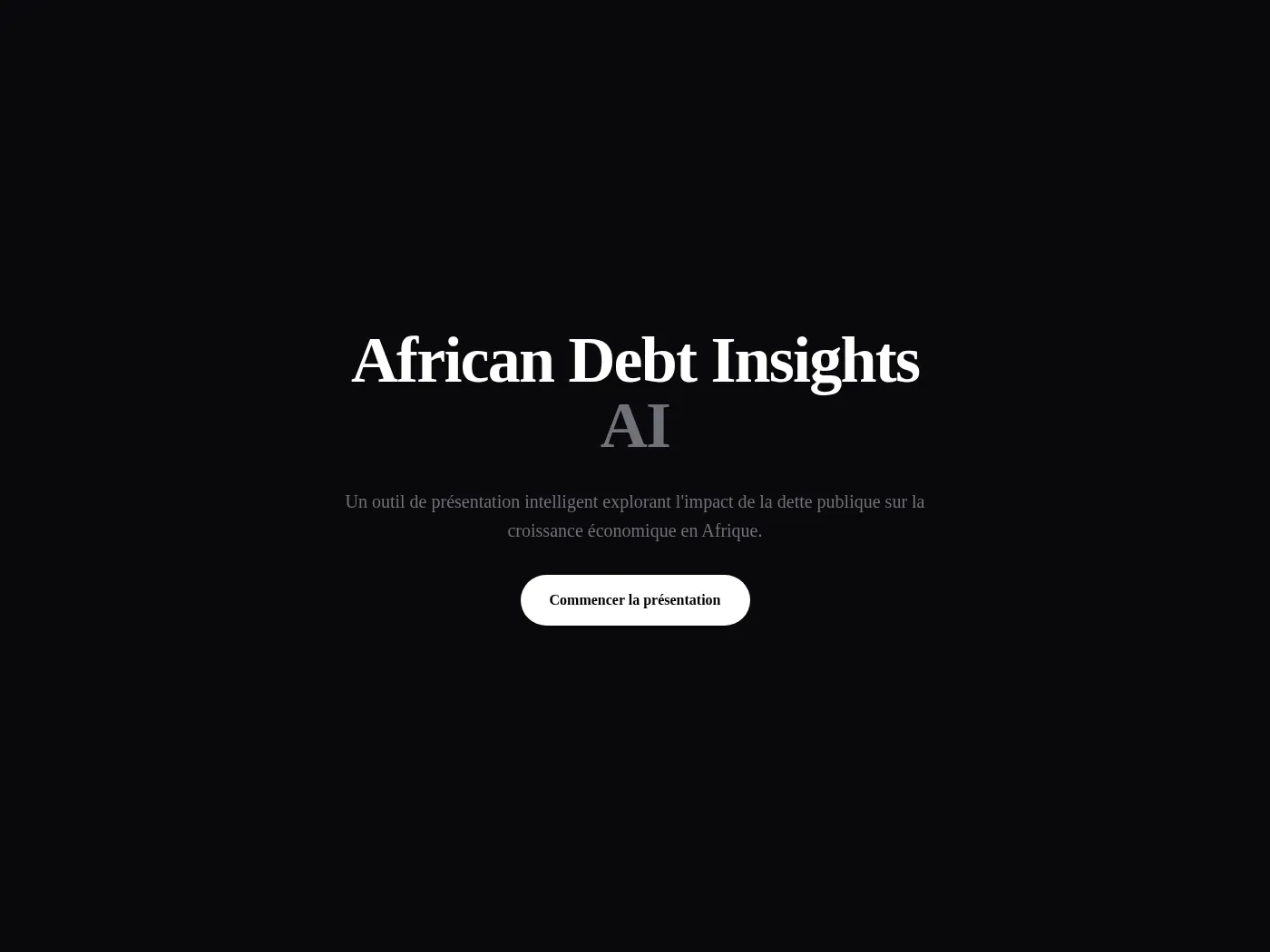 African Debt Growth Impact