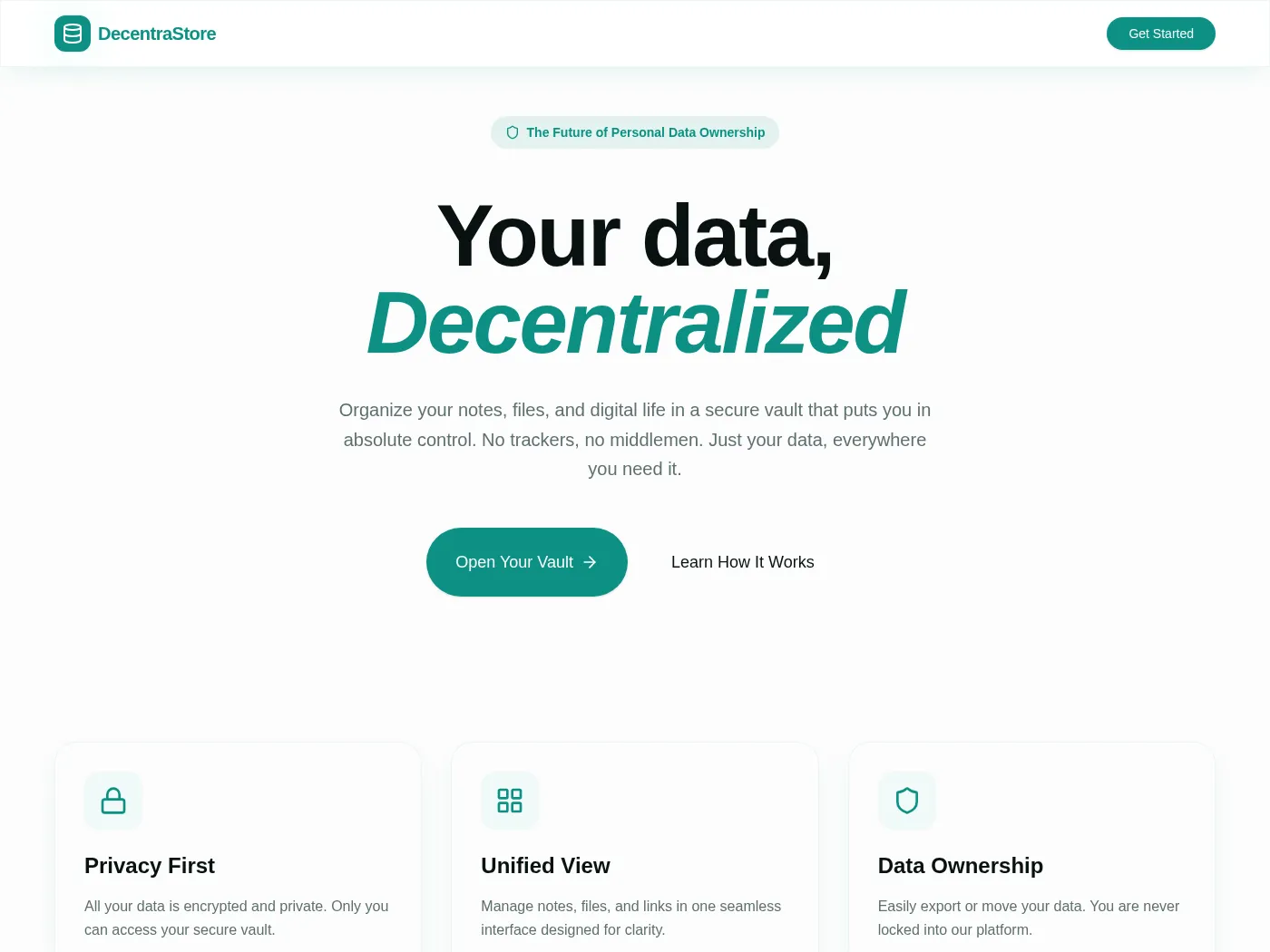 DecentraStore