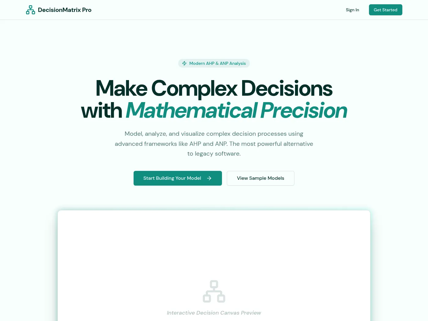 DecisionMatrix Pro