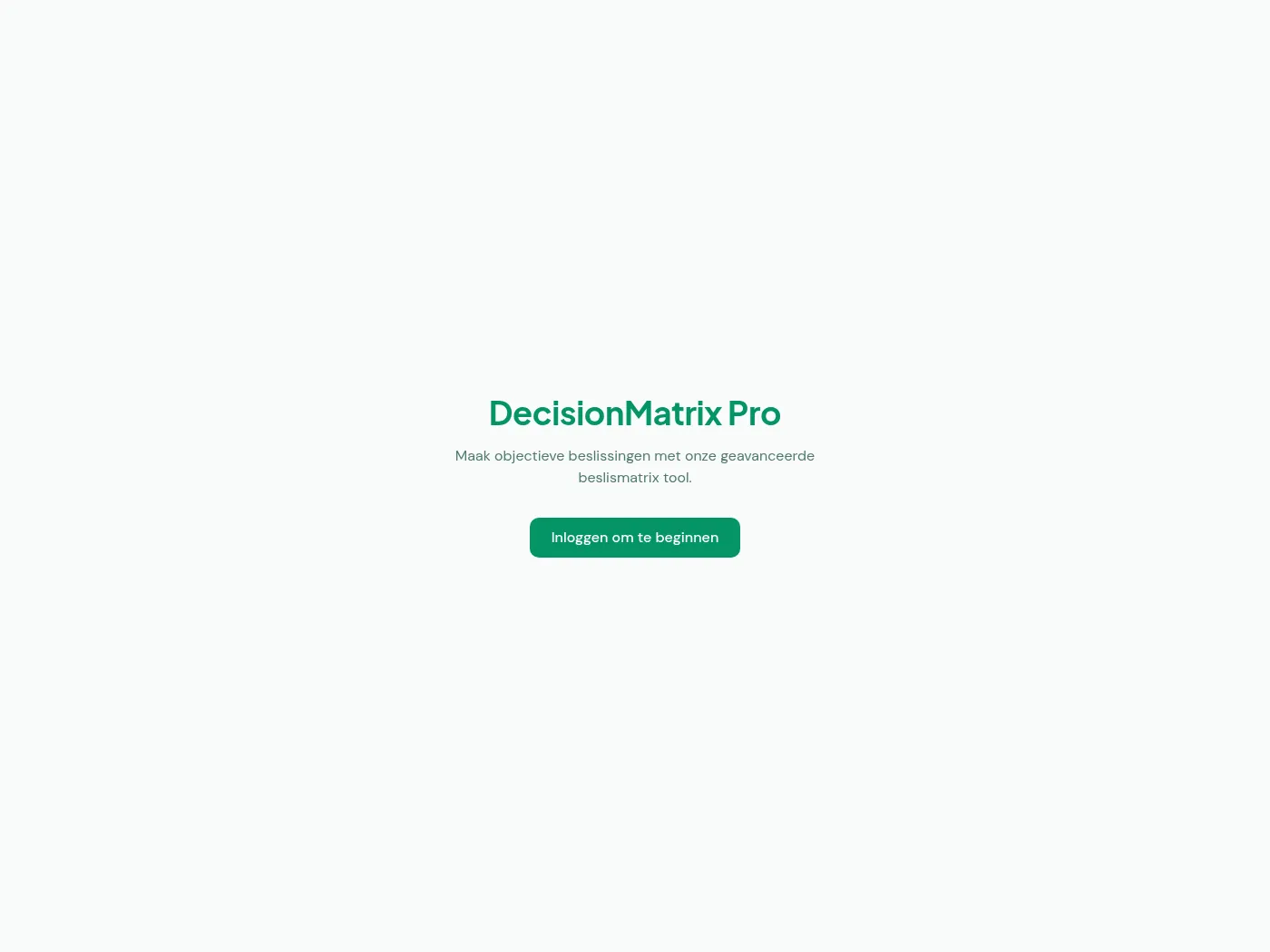 DecisionMatrix Pro