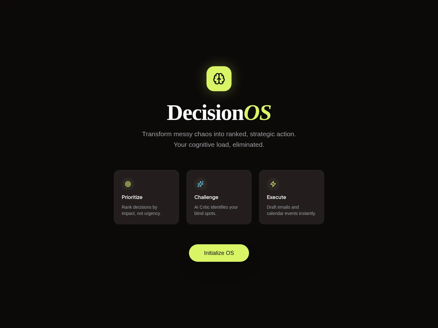 DecisionOS