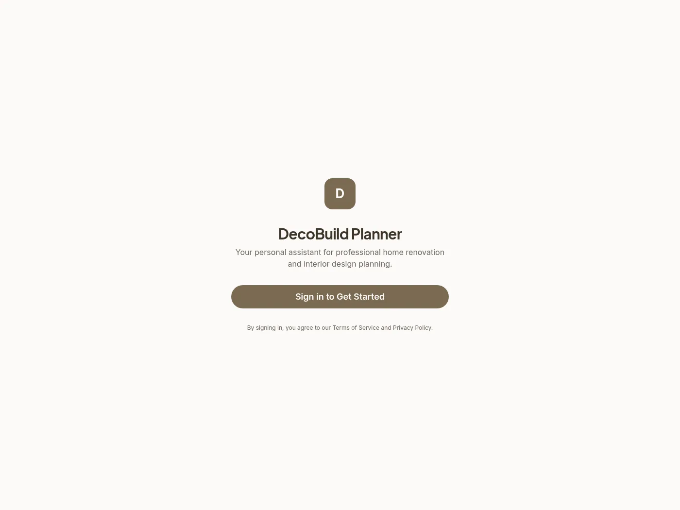 DecoBuild Planner