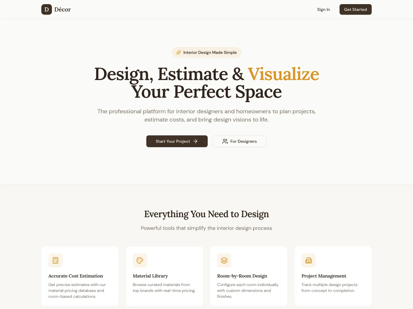Décor Design Platform