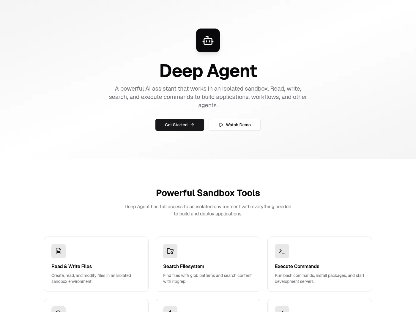 Deep Agent Sandbox