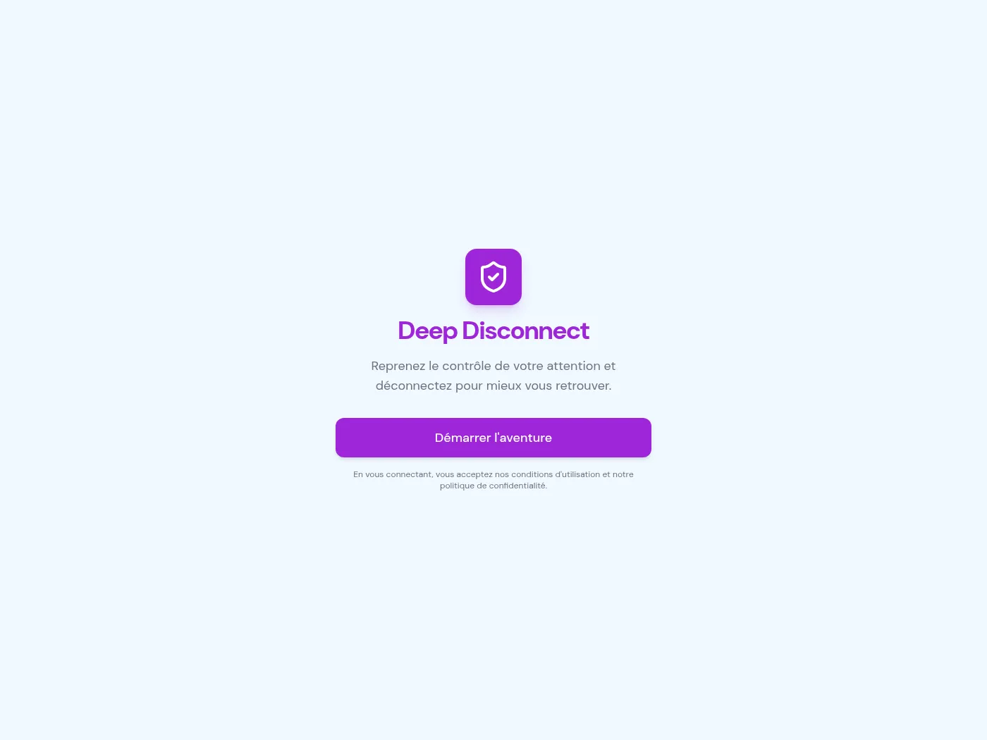 Deep Disconnect App