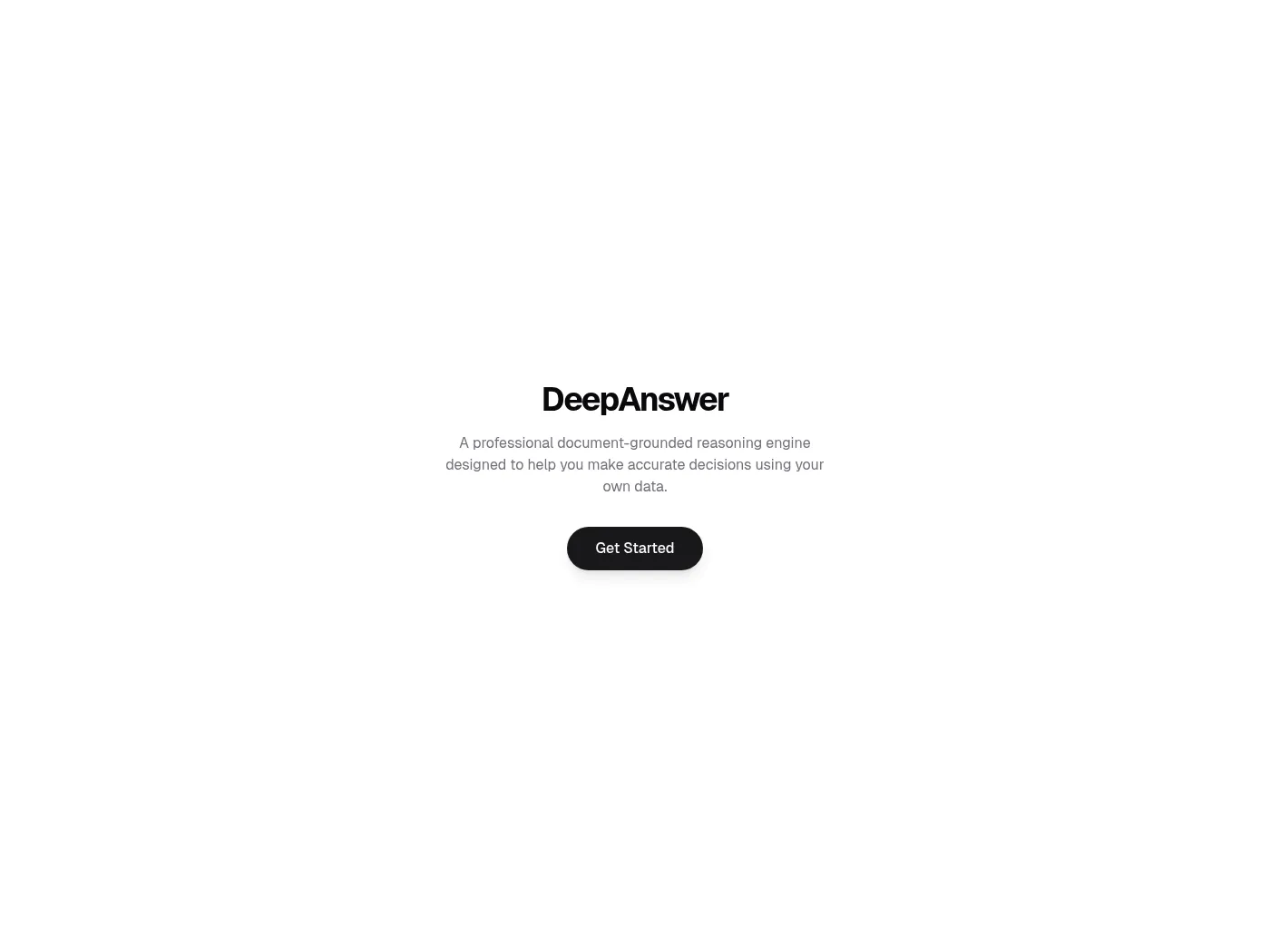 DeepAnswer Reasoning Engine