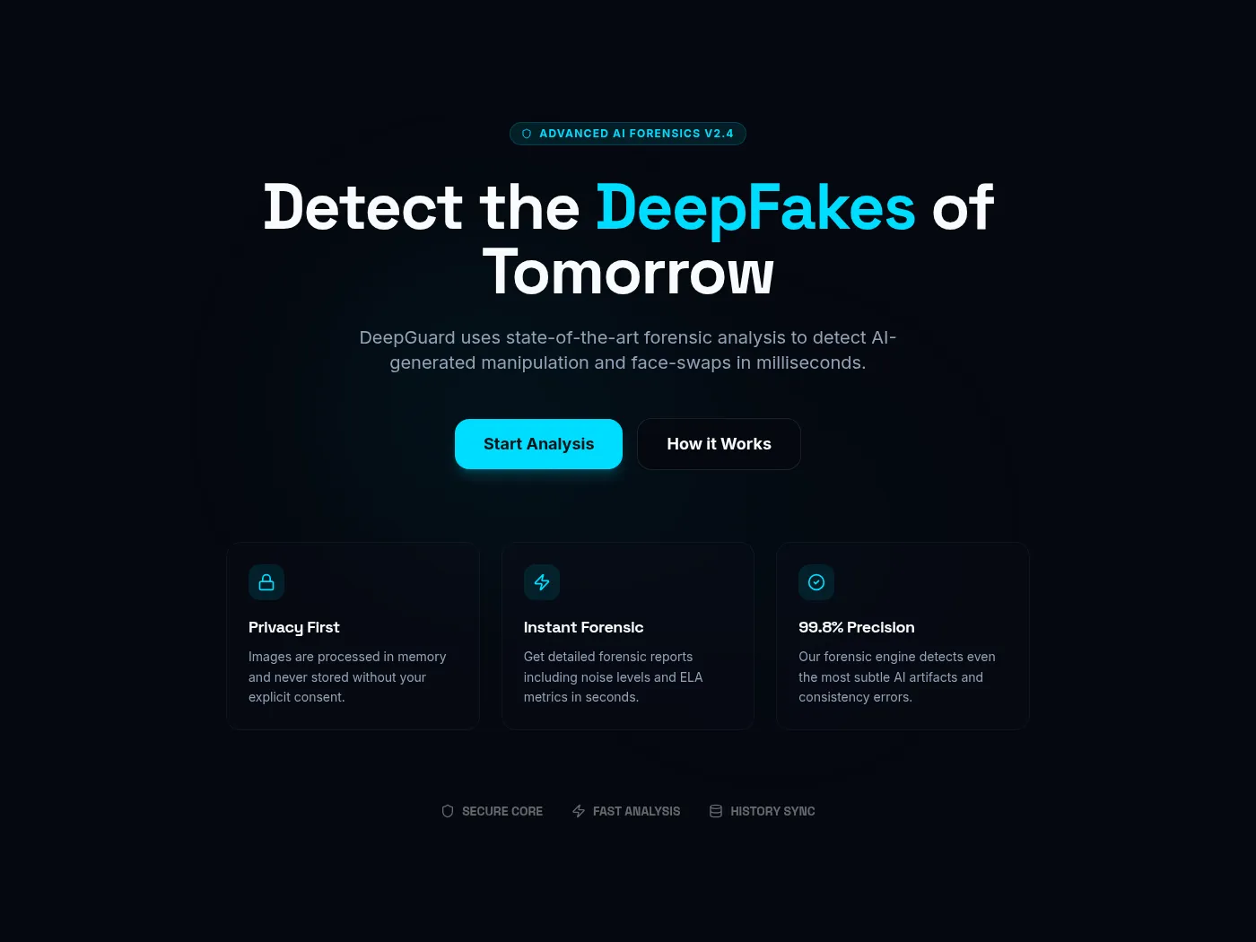 DeepFake Guard WebApp