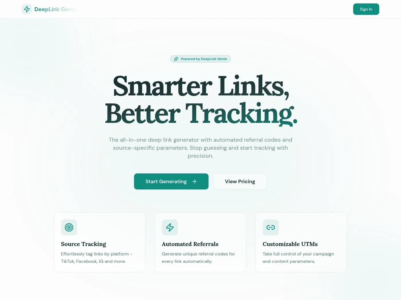 DeepLink Genie